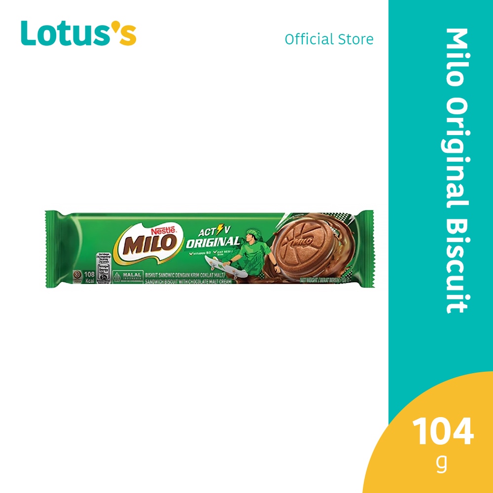 Milo Original Biscuit 104g | Shopee Malaysia