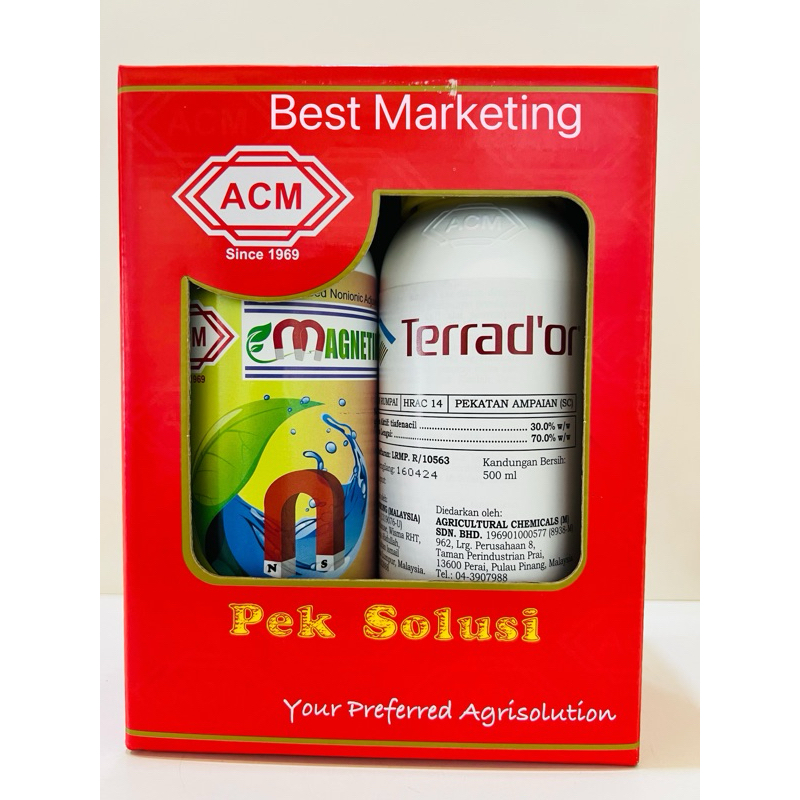 ACM Terrador 500ml + Magnetik 500ml Tiafenacil 30% Terrador Solution ...
