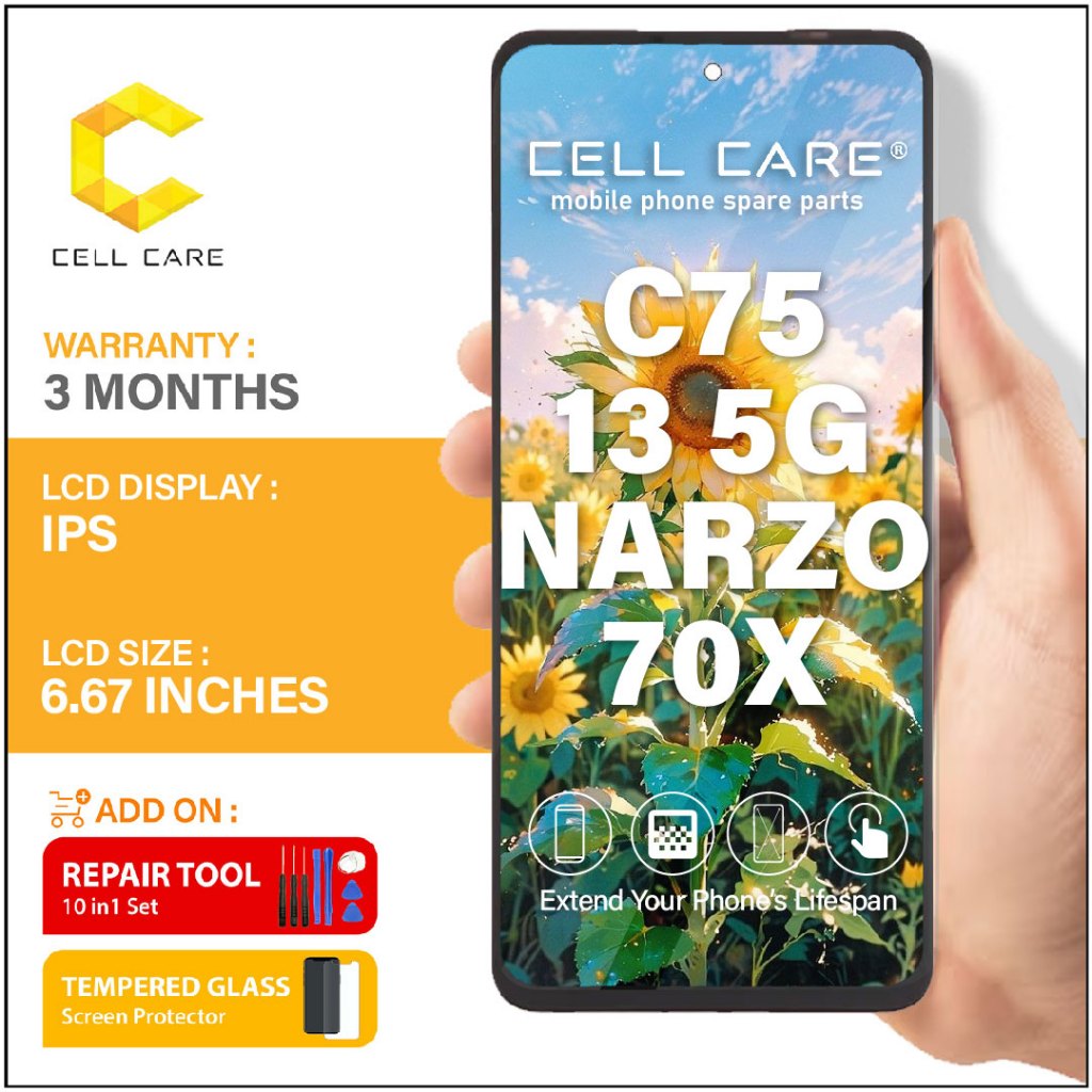 LCD Screen Display For REALME 13 5G / REALME C75 / NARZO 70X | Shopee Malaysia