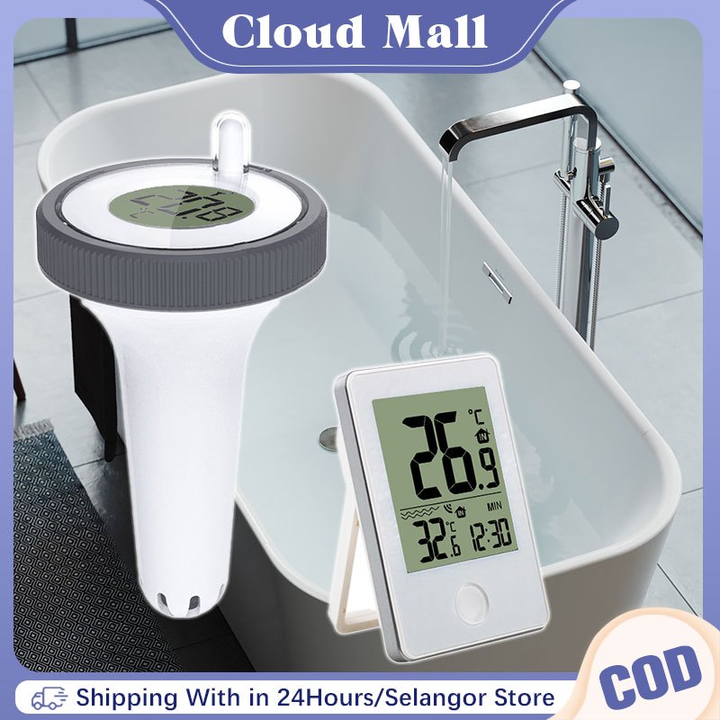 Digital Pool Thermometer Floating Pool Thermometer Sauna Fish Tank ...