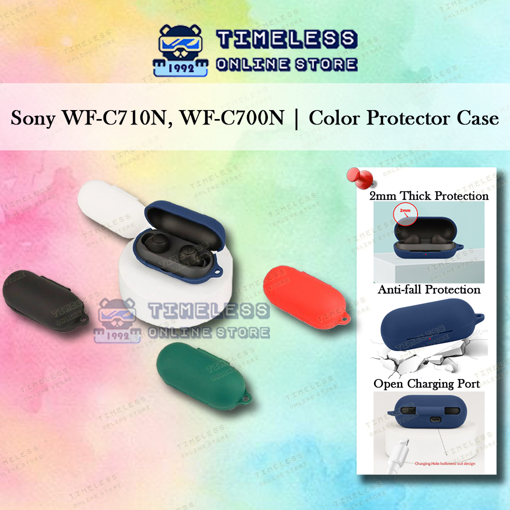 🇲🇾 Sony WF-C710N / WF-C700N Protector Case, Soft Cover, Silicone ...