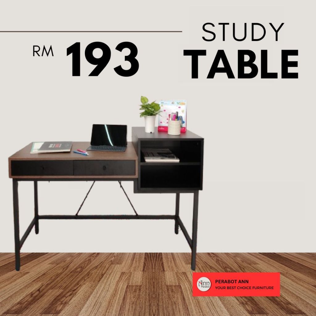 (PERABOT ANN)WRITING TABLE / STUDY TABLE / OFFICE TABLE / MEJA BELAJAR / MEJA TULIS / MEJA ...
