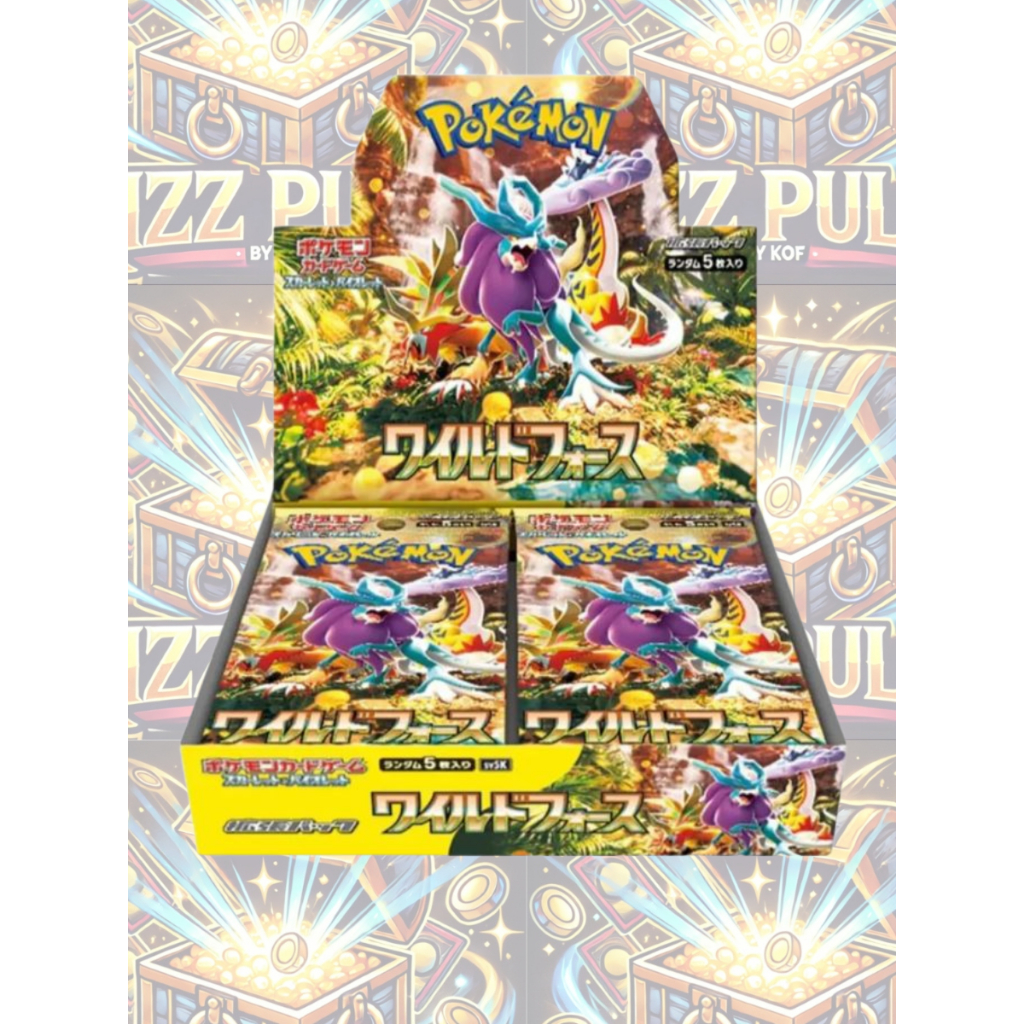 Pokémon TCG Wild Force Booster Box (SV5K) - Japanese Version[LIVE OPEN ...