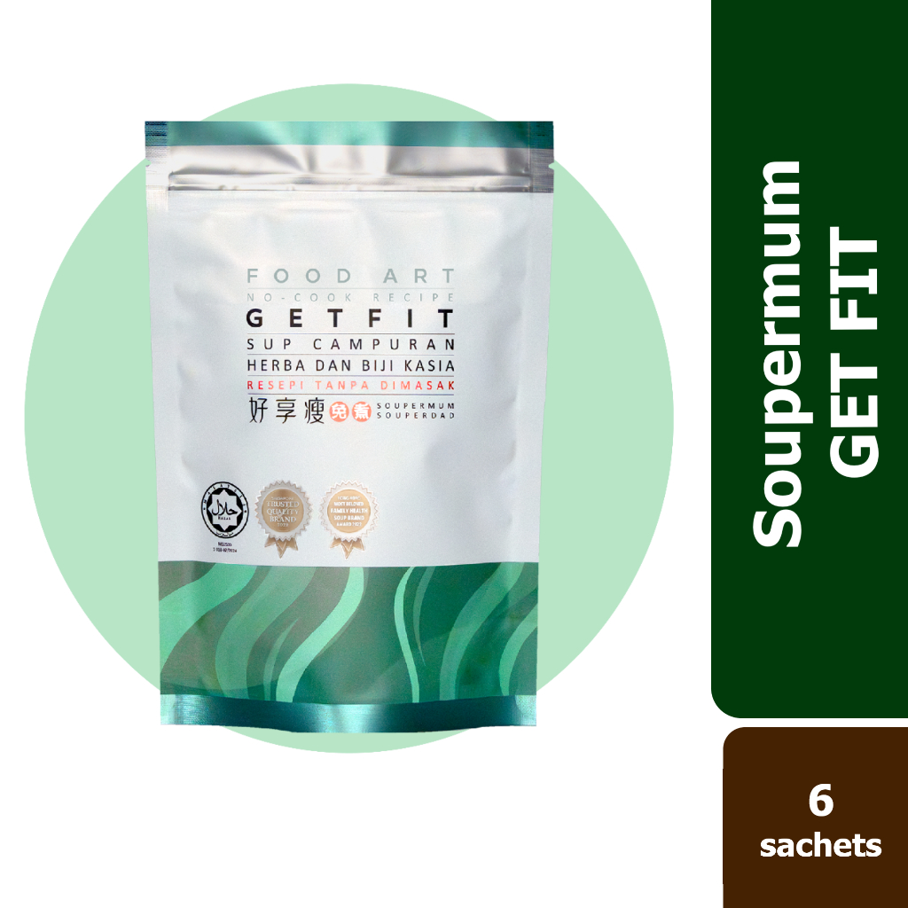 FOOD ART Soupermum Get Fit 16g x 6 Sachets | Shopee Malaysia