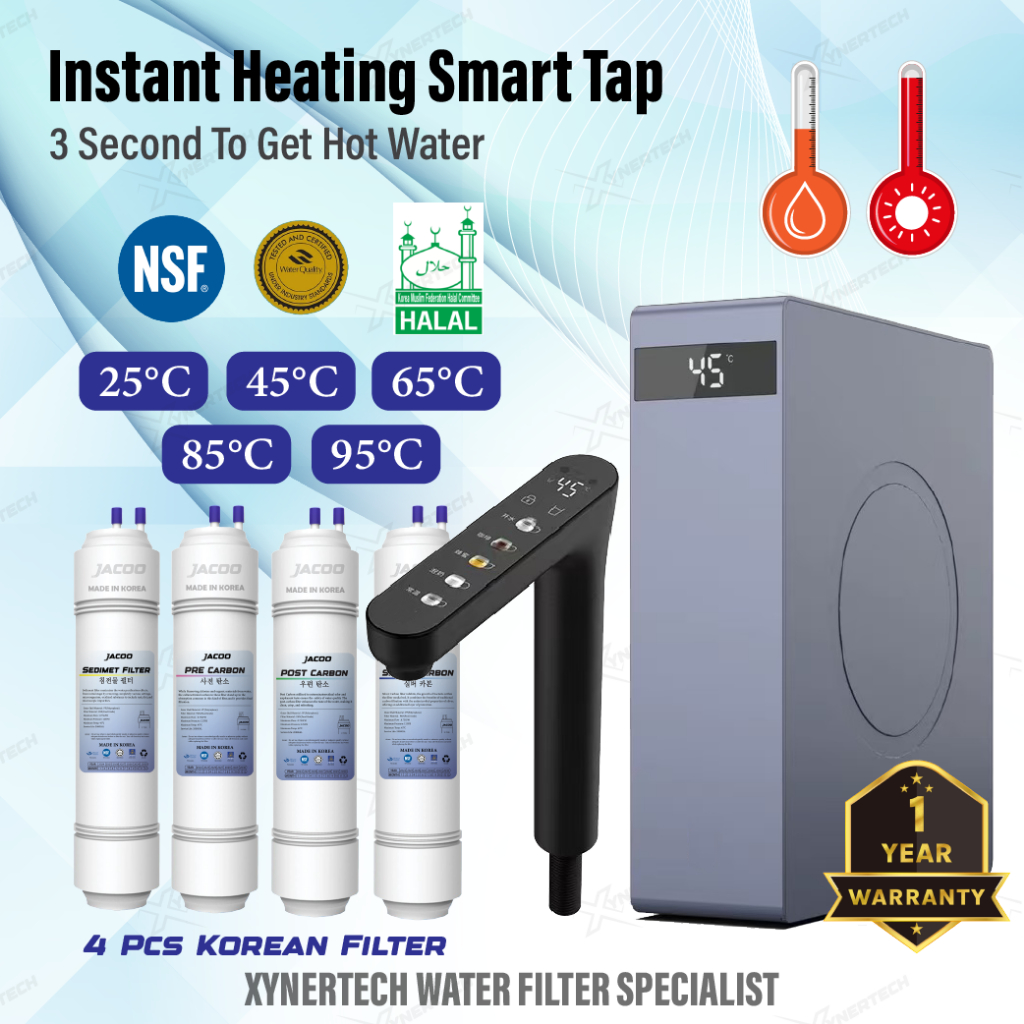 Instant Water Tap Smart Instant Hot Purifier with 4 Stage Anti ...
