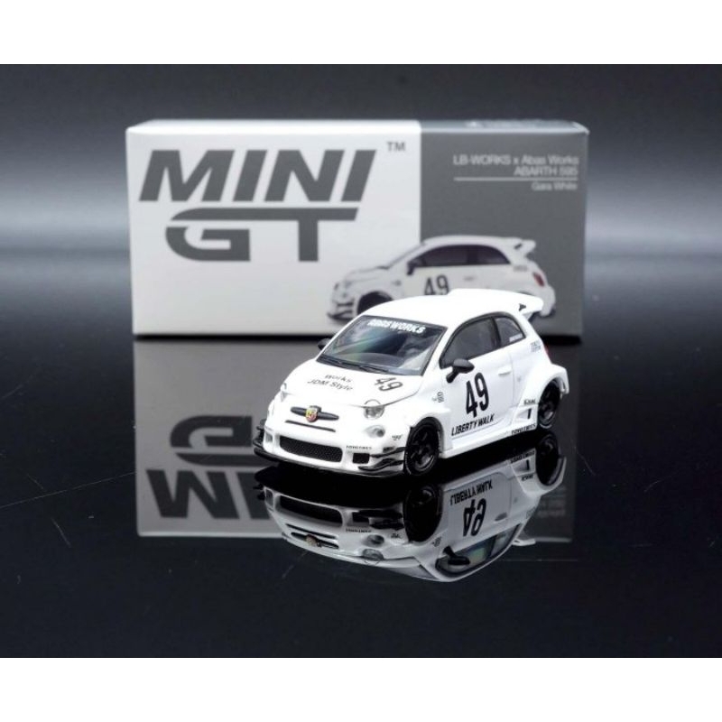 Mini GT 1:64 #809 LB-WORKS X ABAS WORKS Abarth 595 GARA WHITE (New ...