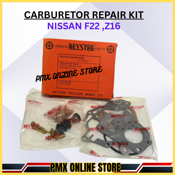 (CLEAR STOCK ) NISSAN F22 , Z16 Carburetor Repair Kit ( K11-4711N) MADE ...