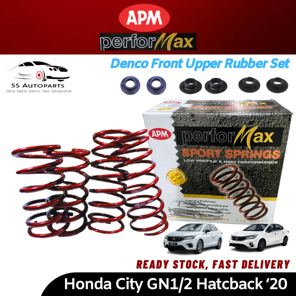 APM Performax Honda City GN1/2 (2020-) Heavy Duty Lowered Sport Spring ...