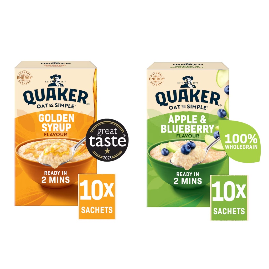 Quaker Oat So Simple [Protein Original / Protein Golden Syrup ...
