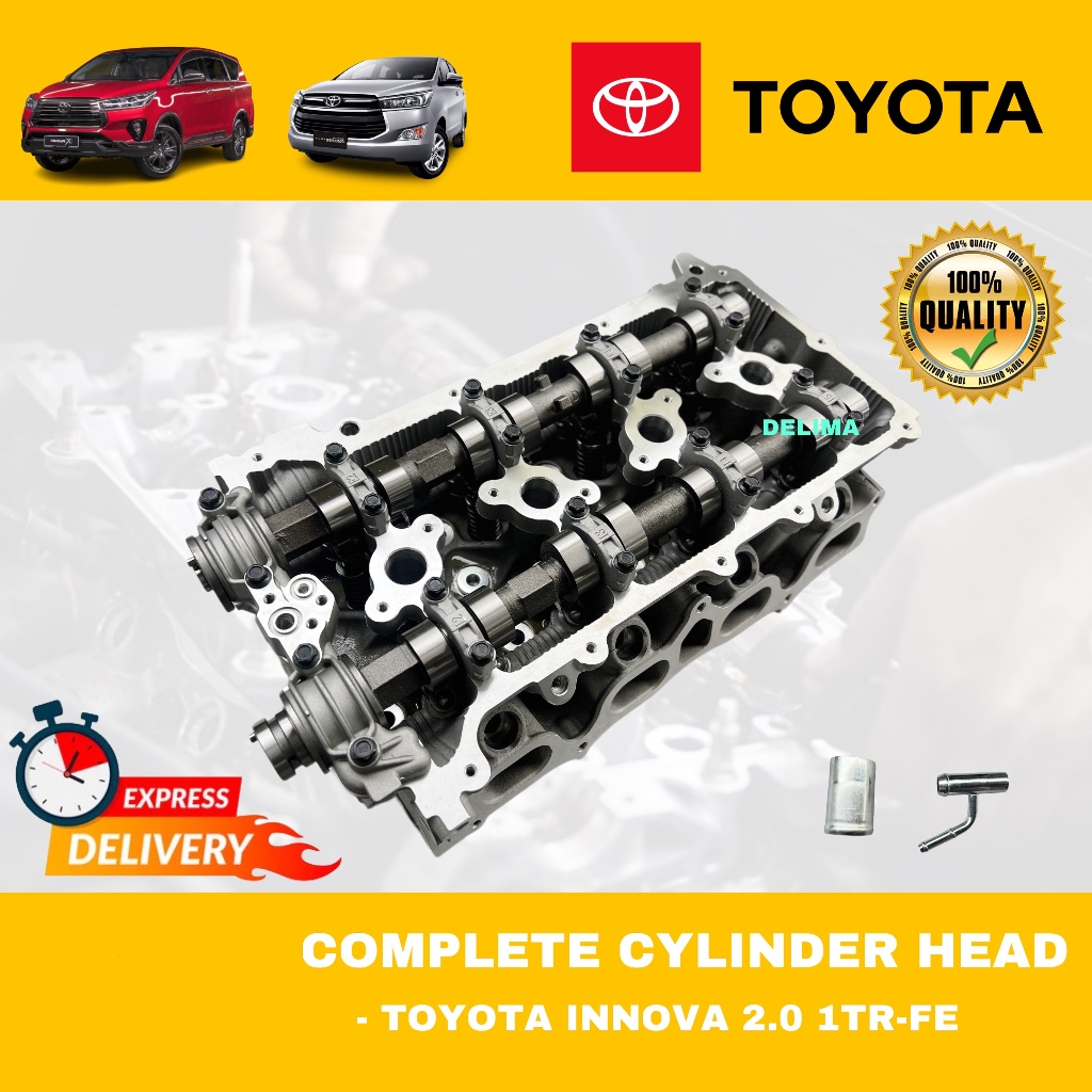 TOYOTA INNOVA 1TR-FE COMPLETE CYLINDER HEAD | Shopee Malaysia