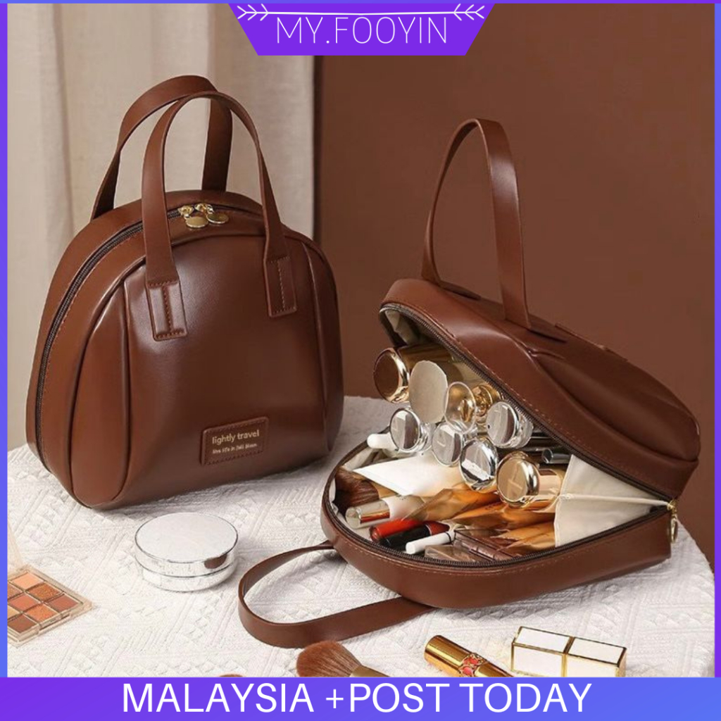 M15 READY STOCK MYFOOYIN Travel Makeup Pouch Toiletry Organizer Zipper ...