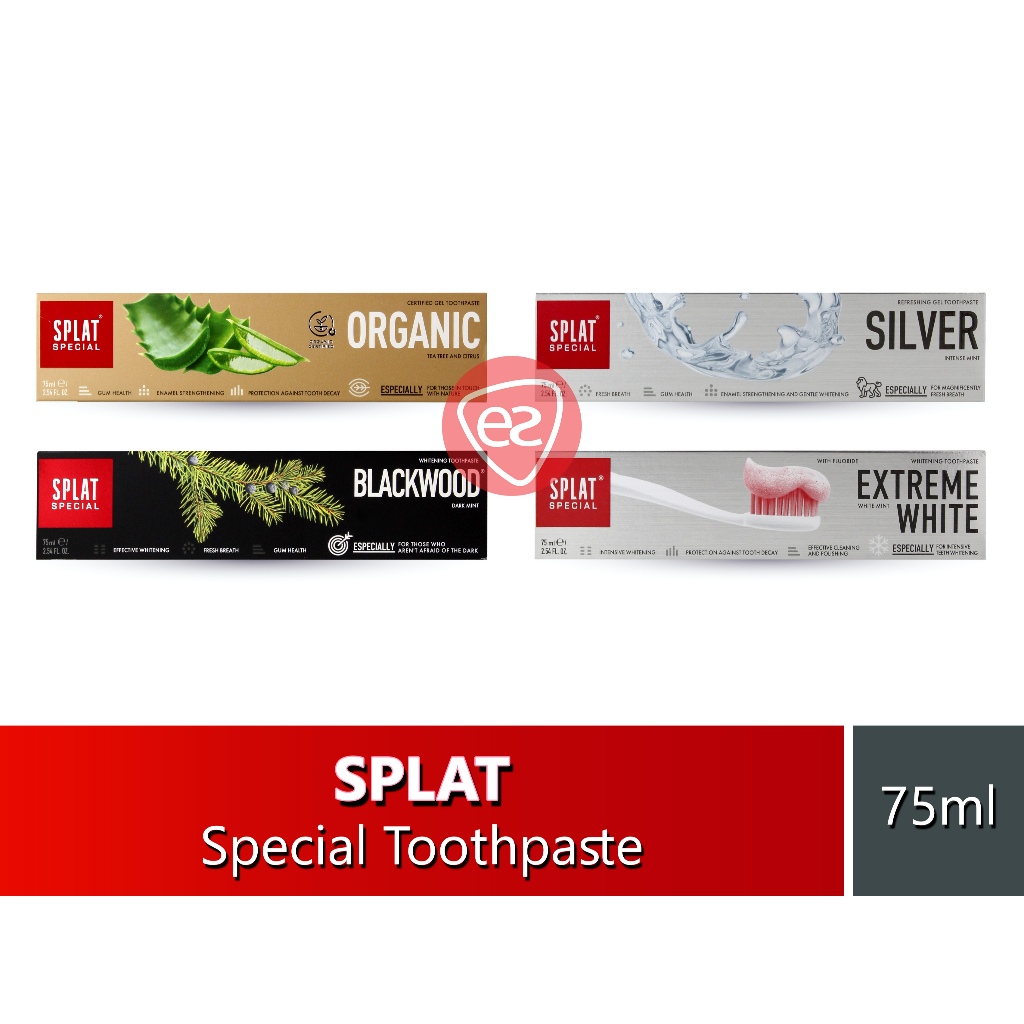 Splat Special Series Toothpaste 75ml ( Organic / Silver / Blackwood ...