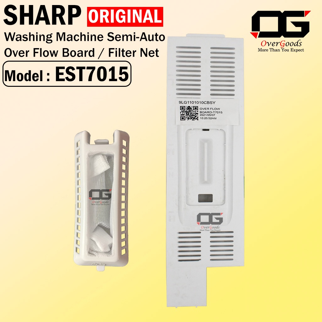 EST7015 WASHING MACHINE OVER FLOW SHARP FILTER CASE CASING Tapis Papan ...