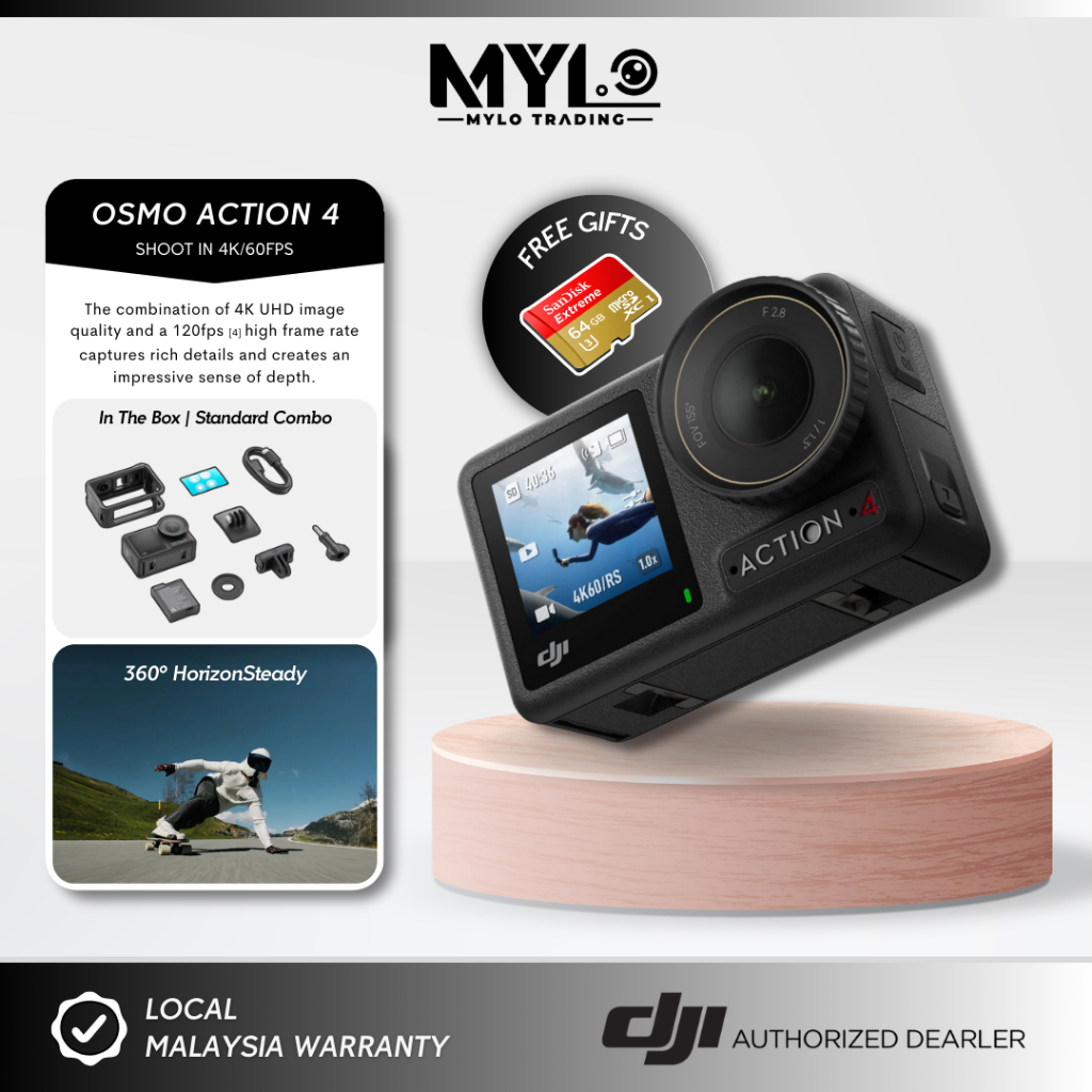 DJI Osmo Action 4 | Osmo Action 5 Pro - Action Camera | 1/1.3-inch ...