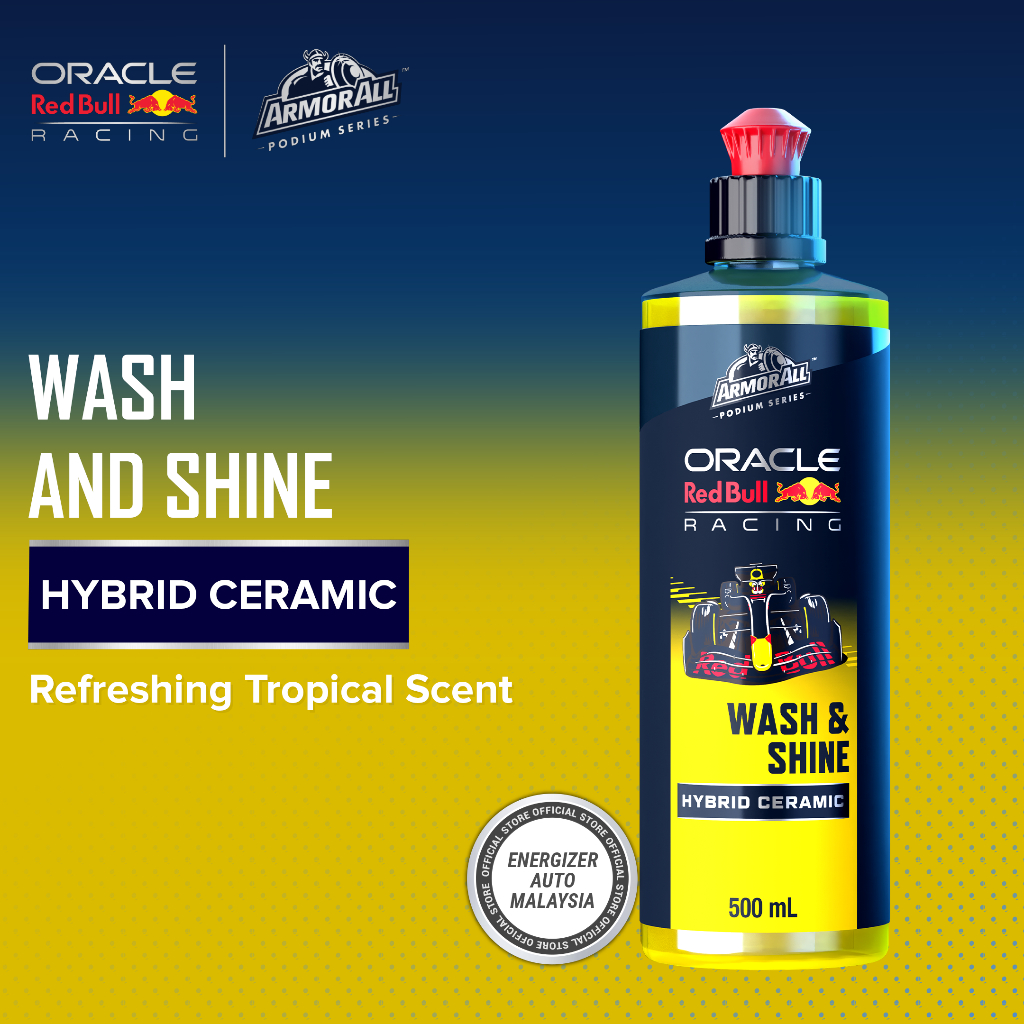 Armor All Podium Series Hybrid Ceramic Wash & Shine (500ml) Premium pH ...