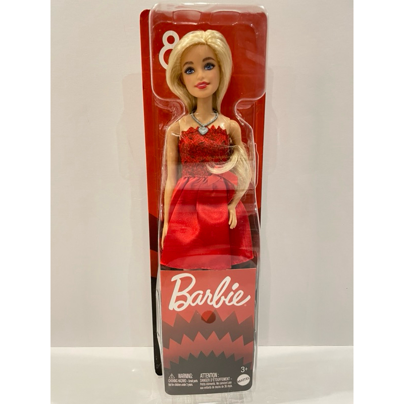 Barbie Mattel 80th Anniversary Ruby-Red Celebration Blonde Fashion doll ...