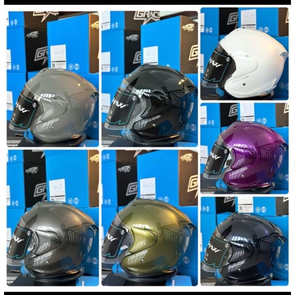 2025 NEW COLOUR GRACSHAW GLAZZO G919 MONO COLOUR SERIES HELMET Gracshaw ...