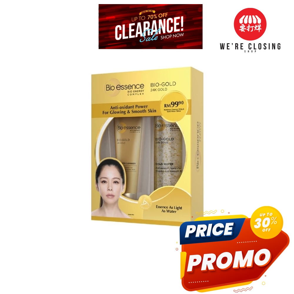 Bio Essence Bio-Gold Water & Cleanser Set # (Bio-Gold Water 150Ml ...