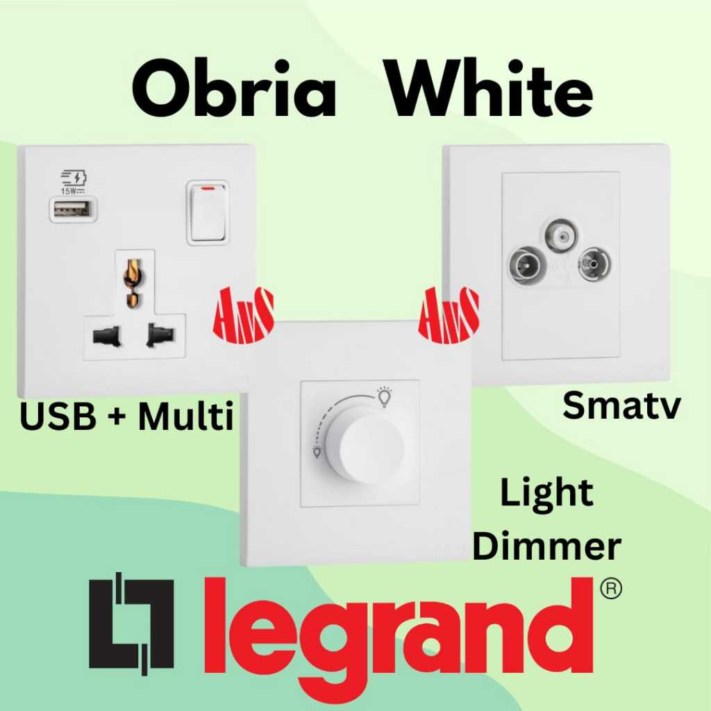 (NEW) OBRIA White 16A USB Type A / C Universal Multistandard Socket ...