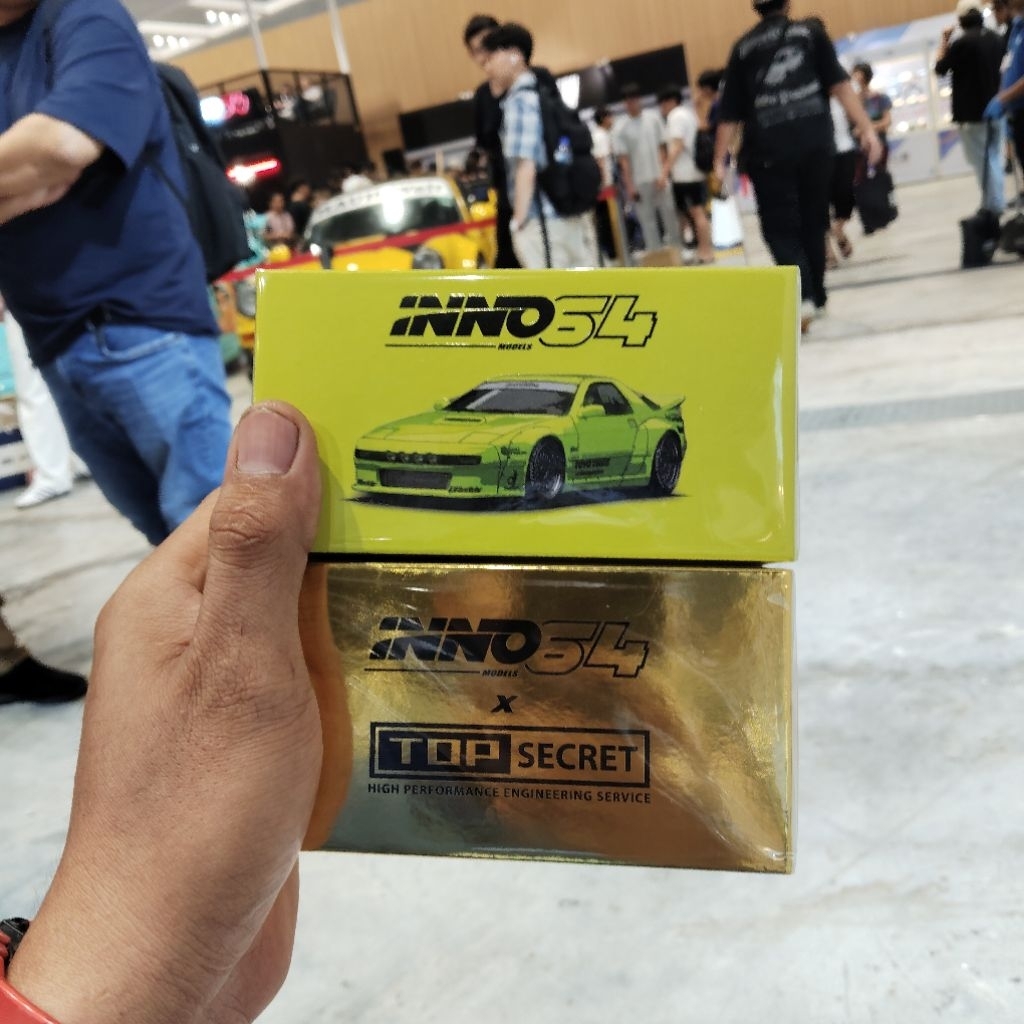 INNO64 TMCS EVENT EXCLUSIVE R32 TOP SECRET & MAZDA RX7 SET SEALED CHASE ...