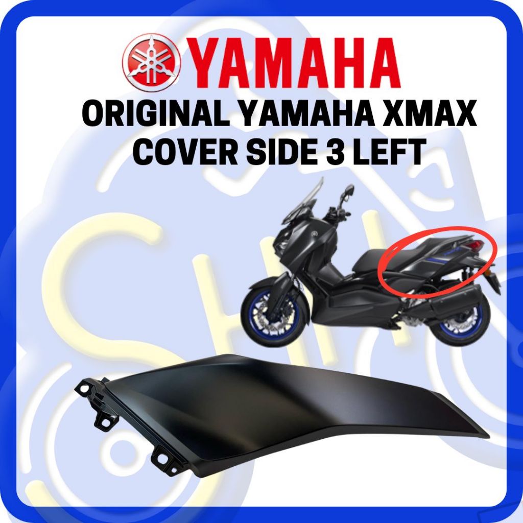 ORIGINAL YAMAHA XMAX COVER SIDE 3 ORI KILANG XMAX COVER SIDE 3 LEFT ...