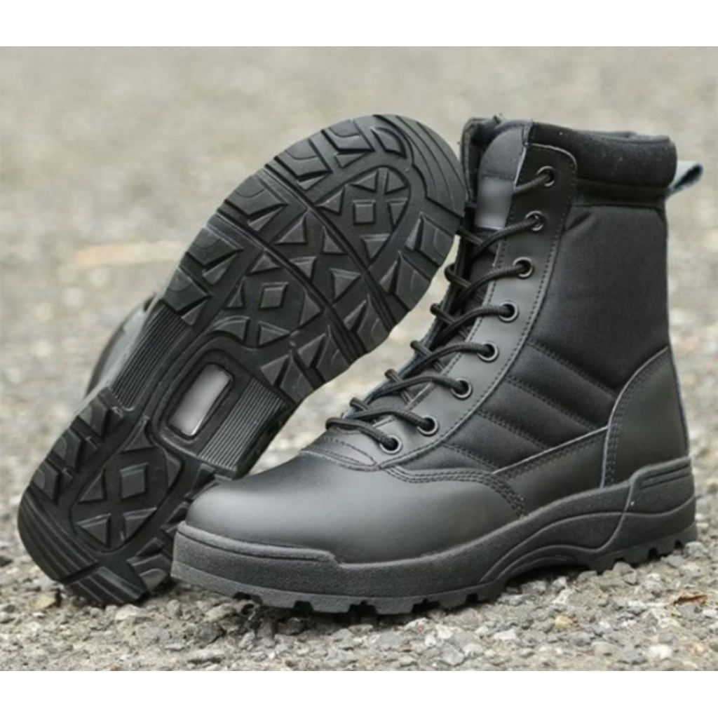 swat combat tactical Boots, unisex | Shopee Malaysia