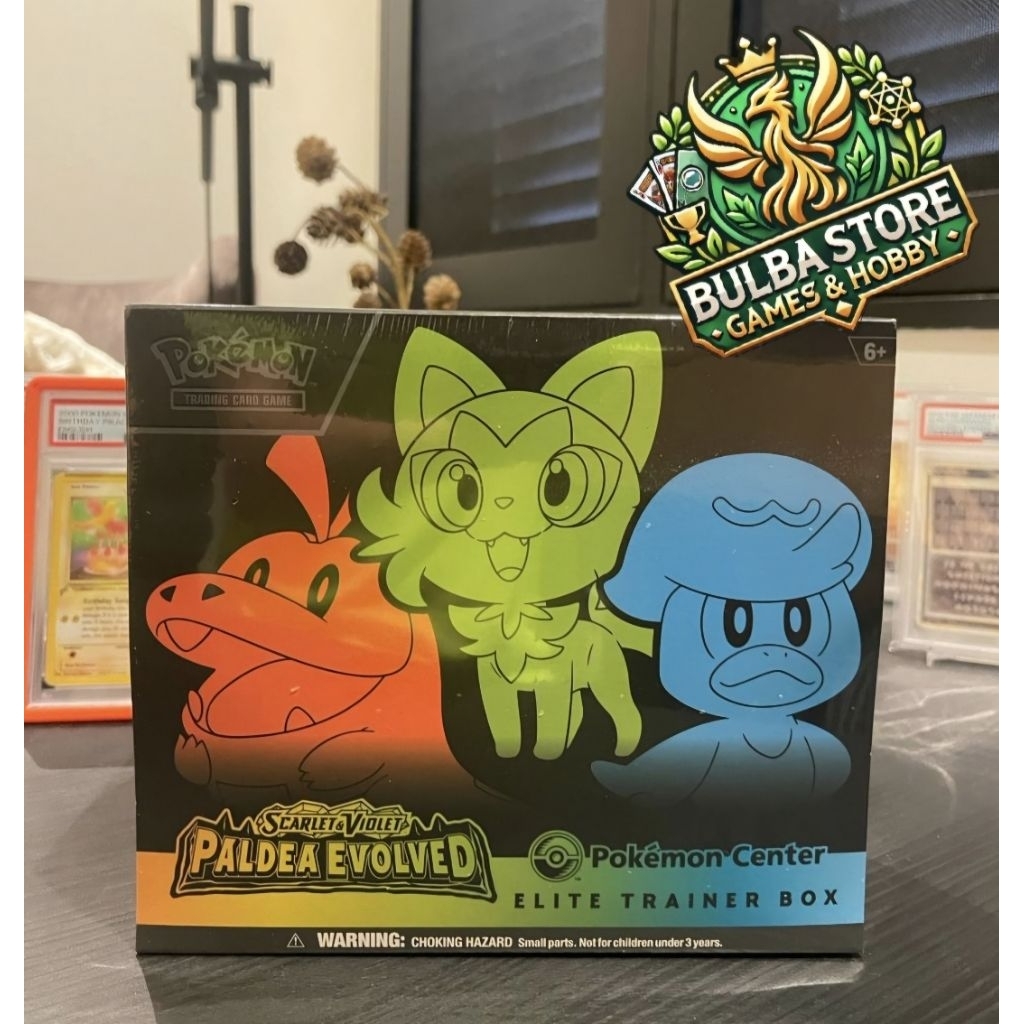 Pokémon Center Paldea Evolved ETB Elite Trainer Box SV02 Pokémon TCG ...