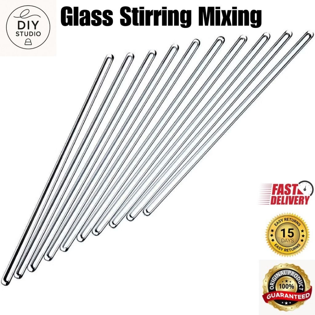 CCD Glass Stirring Mixing Rod Stirrer Mixer Sticks Rods Laboratory ...