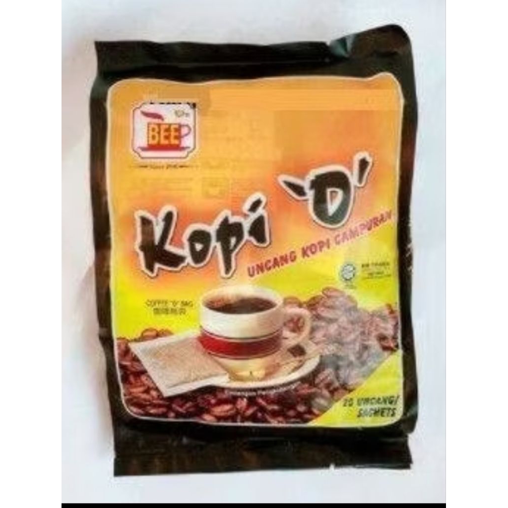 Bee Kopi 'O' Uncang Kopi Campuran Black Coffee Without Sugar (20'S X 10GM) 1PACK | Shopee Malaysia