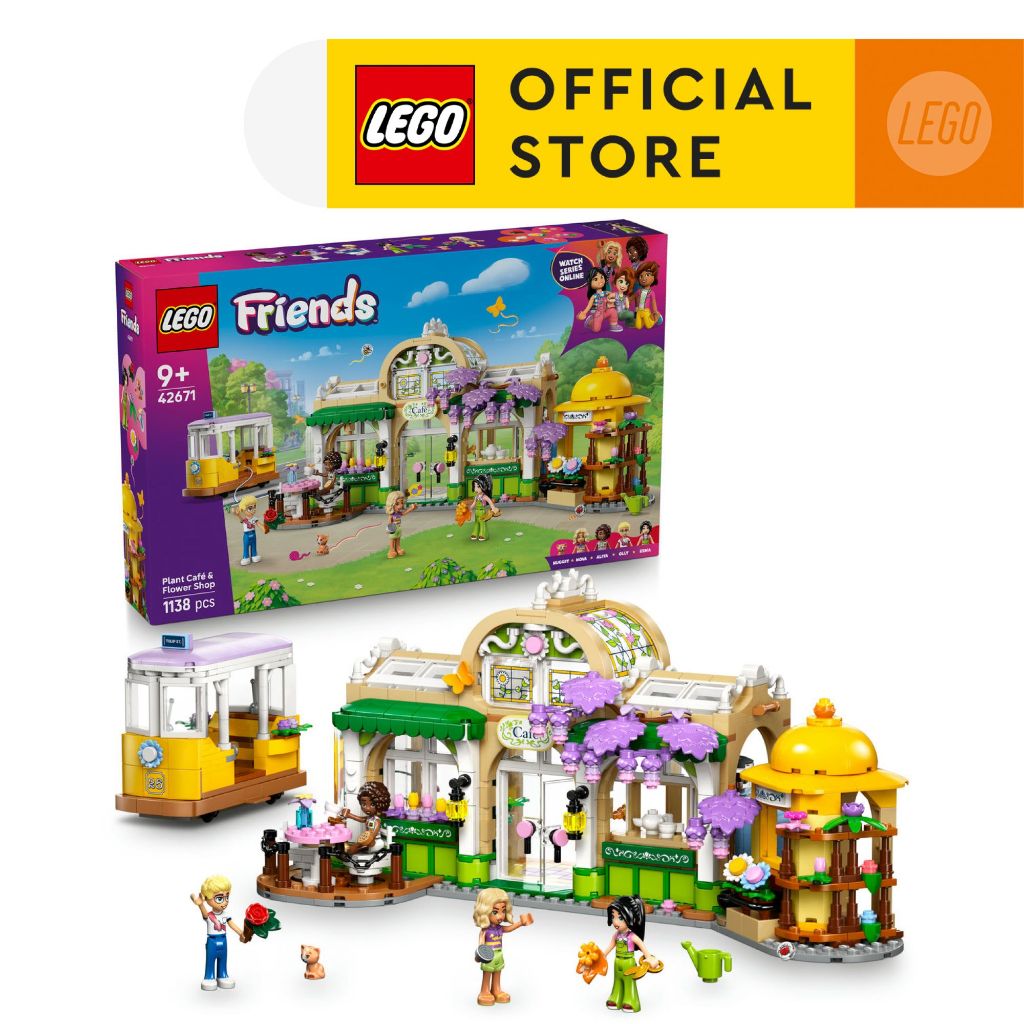 LEGO Friends 42671 Plant Café & Flower Shop (1138 Pieces) | Shopee Malaysia