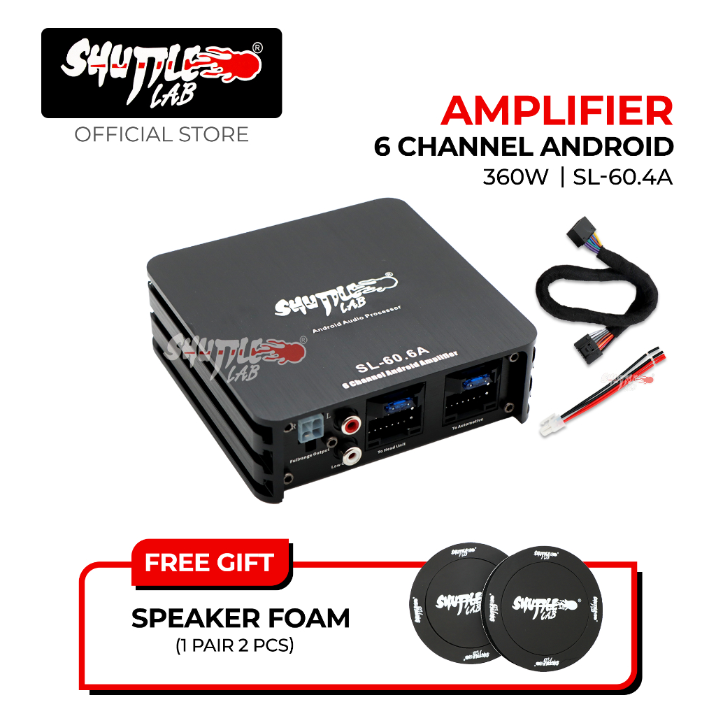DSP Plug & Play OEM Android Player SHUTTLE LAB SL-60.6A DSP Amplifier ...