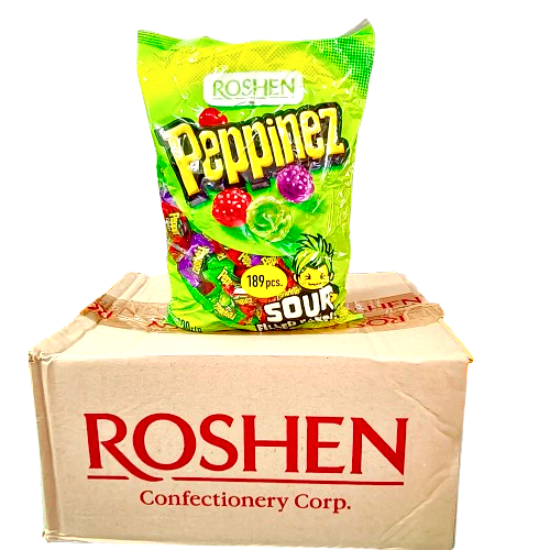 (1Carton) Roshen Peppinez Sour Candy (HALAL) | Shopee Malaysia