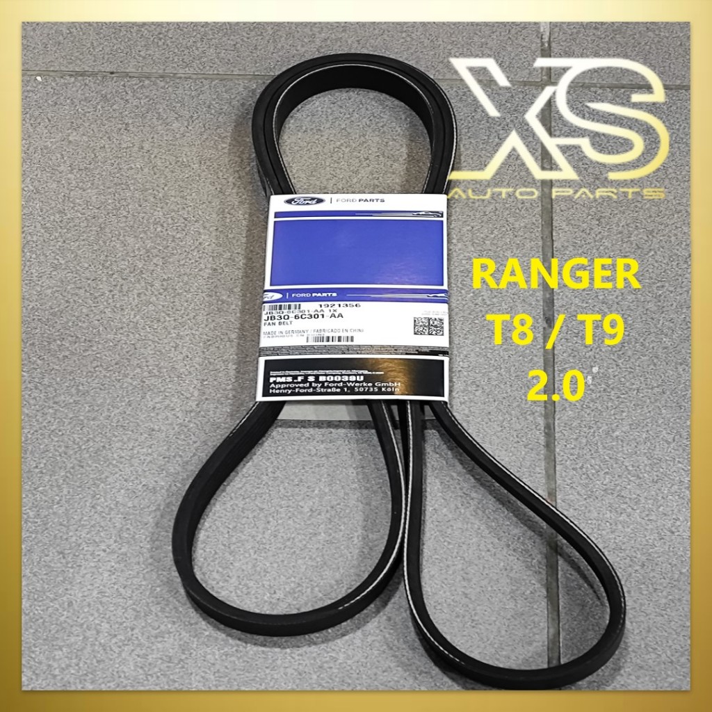 ORIGINAL FORD RANGER T8 & T9 2.0 BI TURBO 2018Y UP ALTERNATOR BELT JB3Z ...