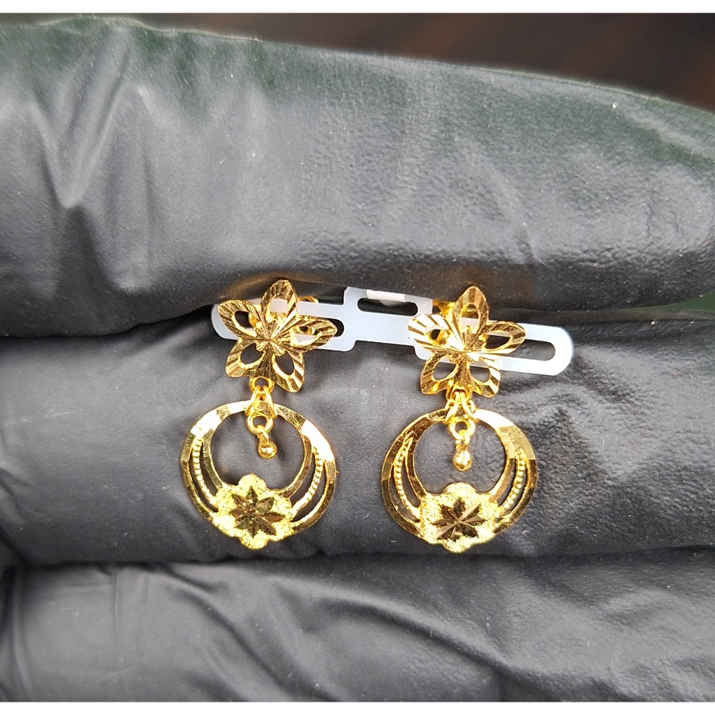 2.42 GM-916 GOLD THODU-916 SUBANG-916 INDIAN EARRING-916 EARRING-916 ...