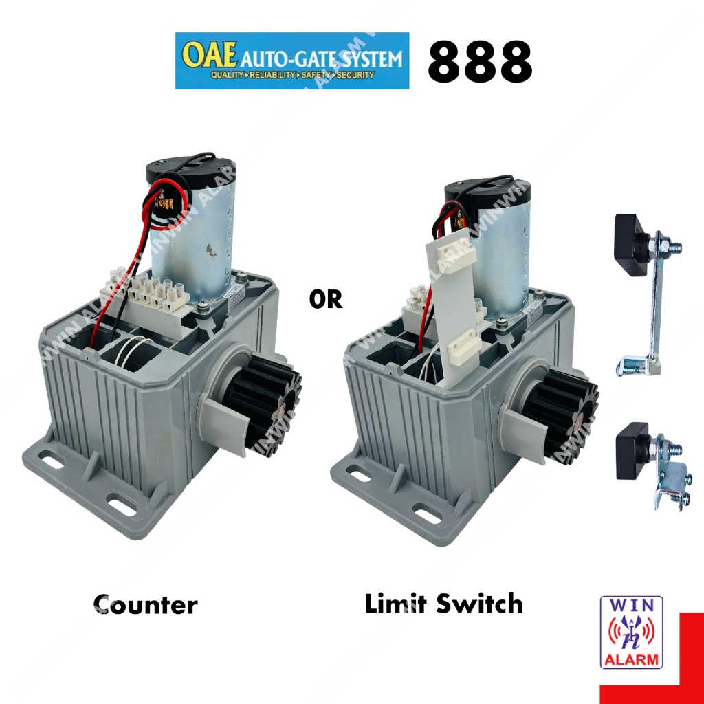OAE 888 ( LIMIT SWITCH/COUNTER ) MOTOR sliding autogate system ( motor ...