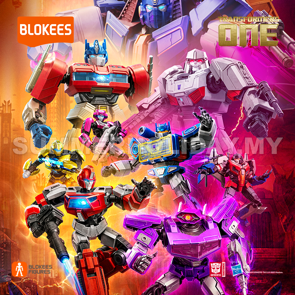 Blokees Figures Transformers Series DIY Model Kit Luminous Eyes Gift ...