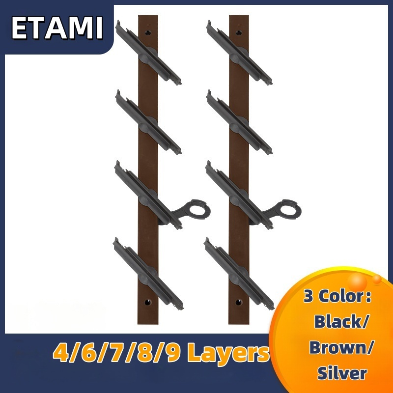 PAIR KINGKONG 8/7 Layers Blade Traditional Naco Window Local Louver ...