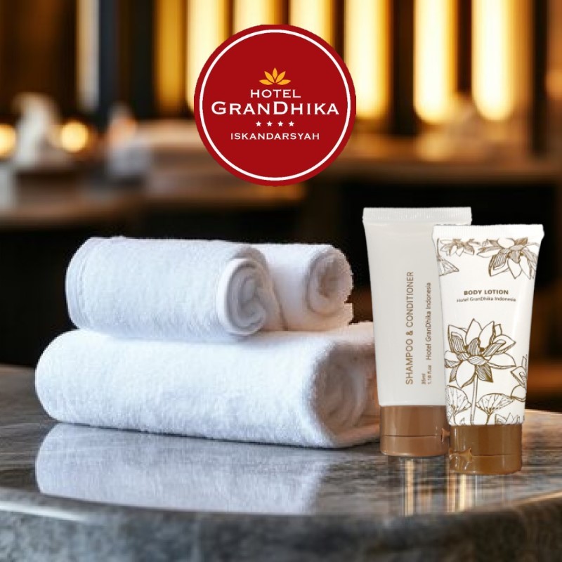 [TRAVEL] Hotel Grandhika bathroom amenities (body lotion, shampoo and ...