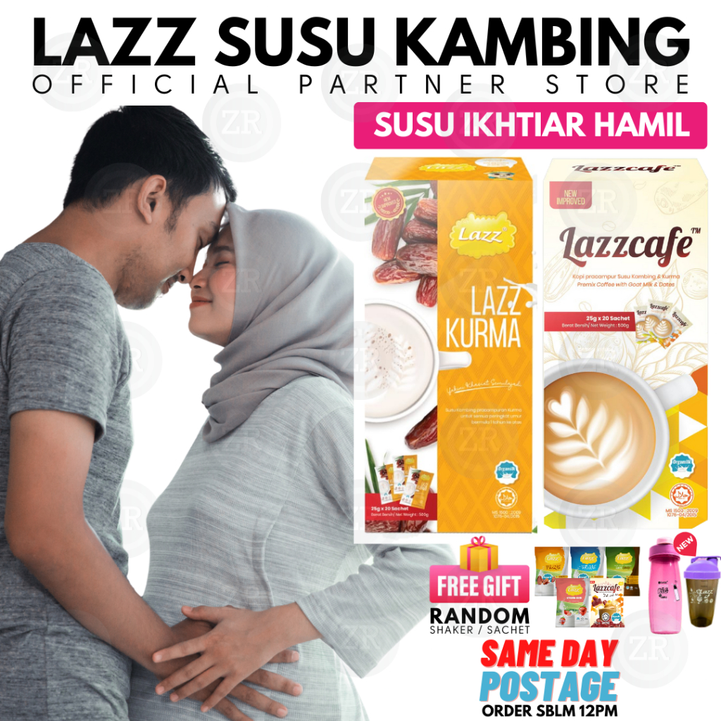 LAZZ Susu Kambing Ikhtiar Hamil Ibu Mengandung TTC Original HQ [Free Gift, Min Spend RM50 ...