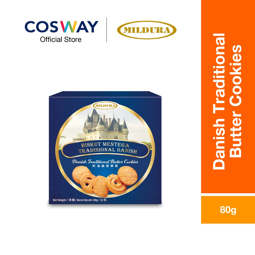 Mildura Danish Traditional Butter Cookies 80g | Shopee Malaysia