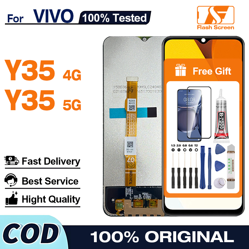 ORI LCD VIVO Y35 4G/ Y35 5G High-Quality Digitizer Assembly Replacement ...