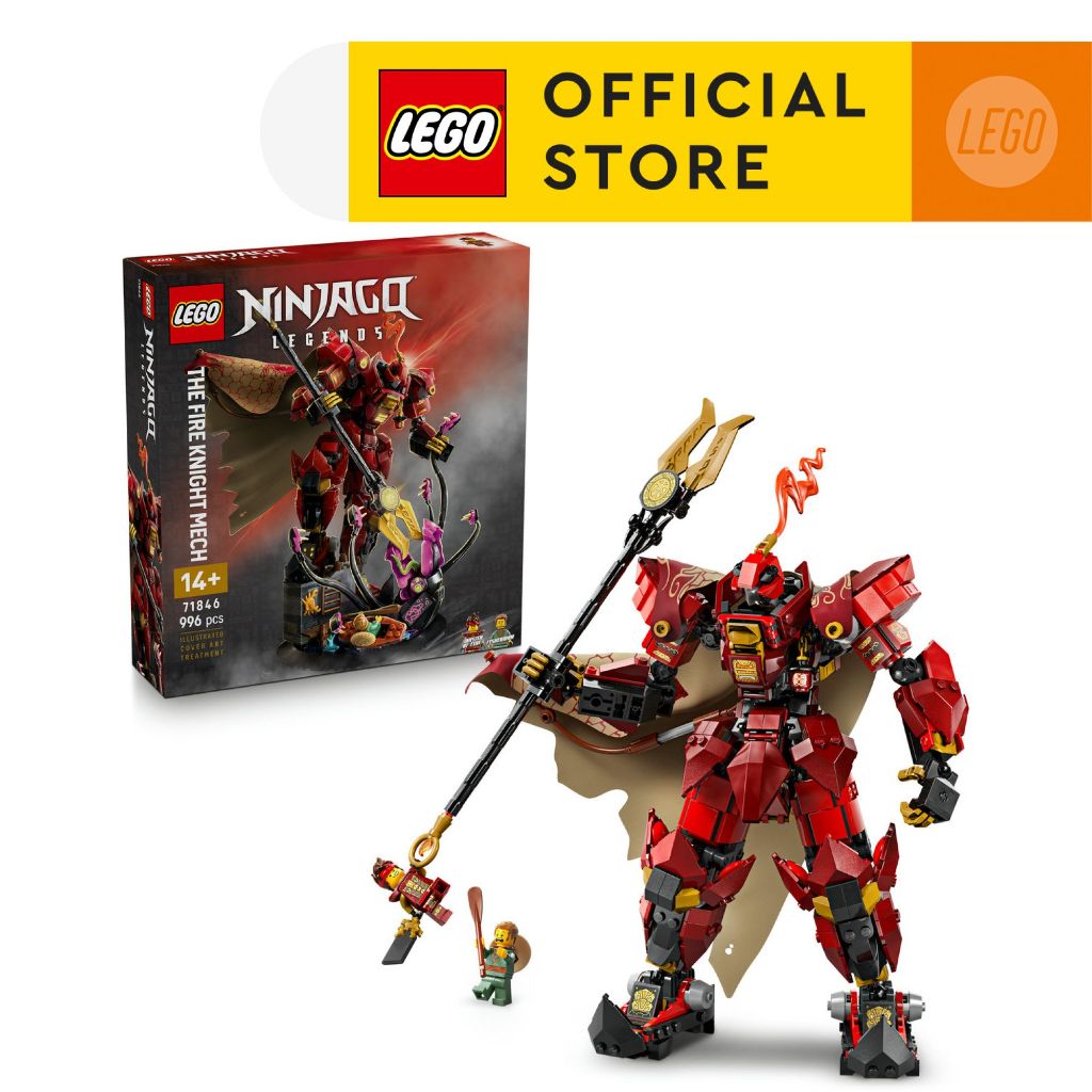 LEGO NINJAGO 71846 The Fire Knight Mech (996 Pieces) | Shopee Malaysia