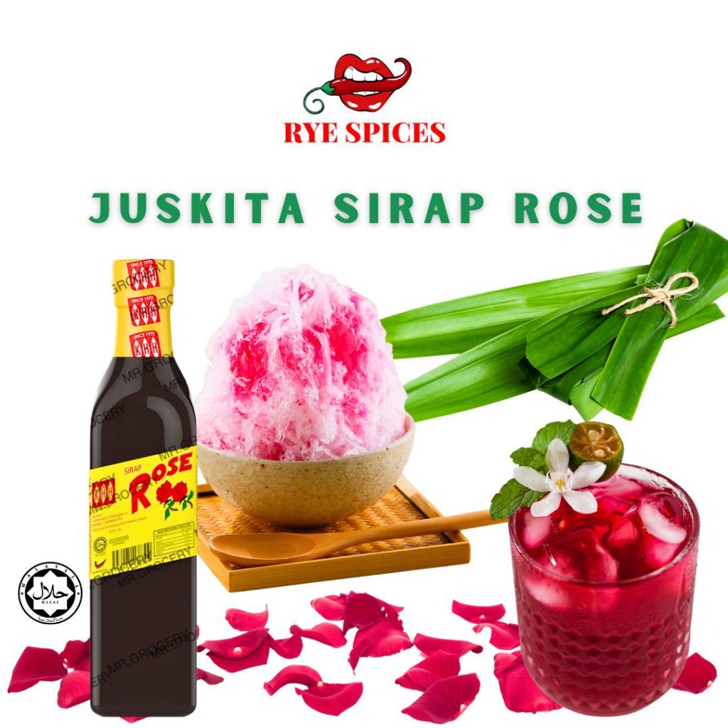 Juskita Rose Syrup/Sirap Rose Juskita (Halal) 770ml | Shopee Malaysia