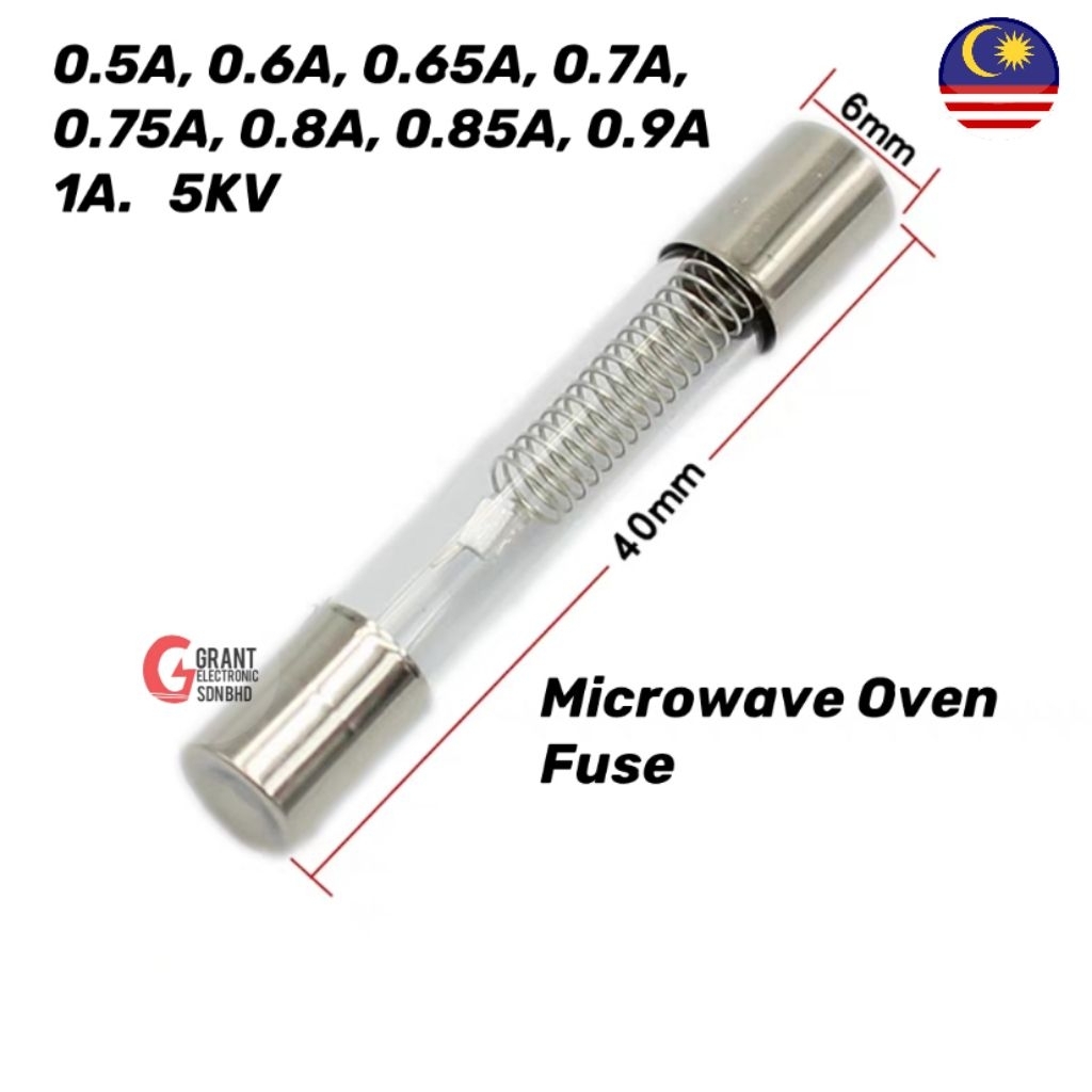 Microwave Oven Fuse 5KV 0.5A 0.6A 0.65A 0.7A 0.75A 0.8A 0.85A 0.9A 1A ...