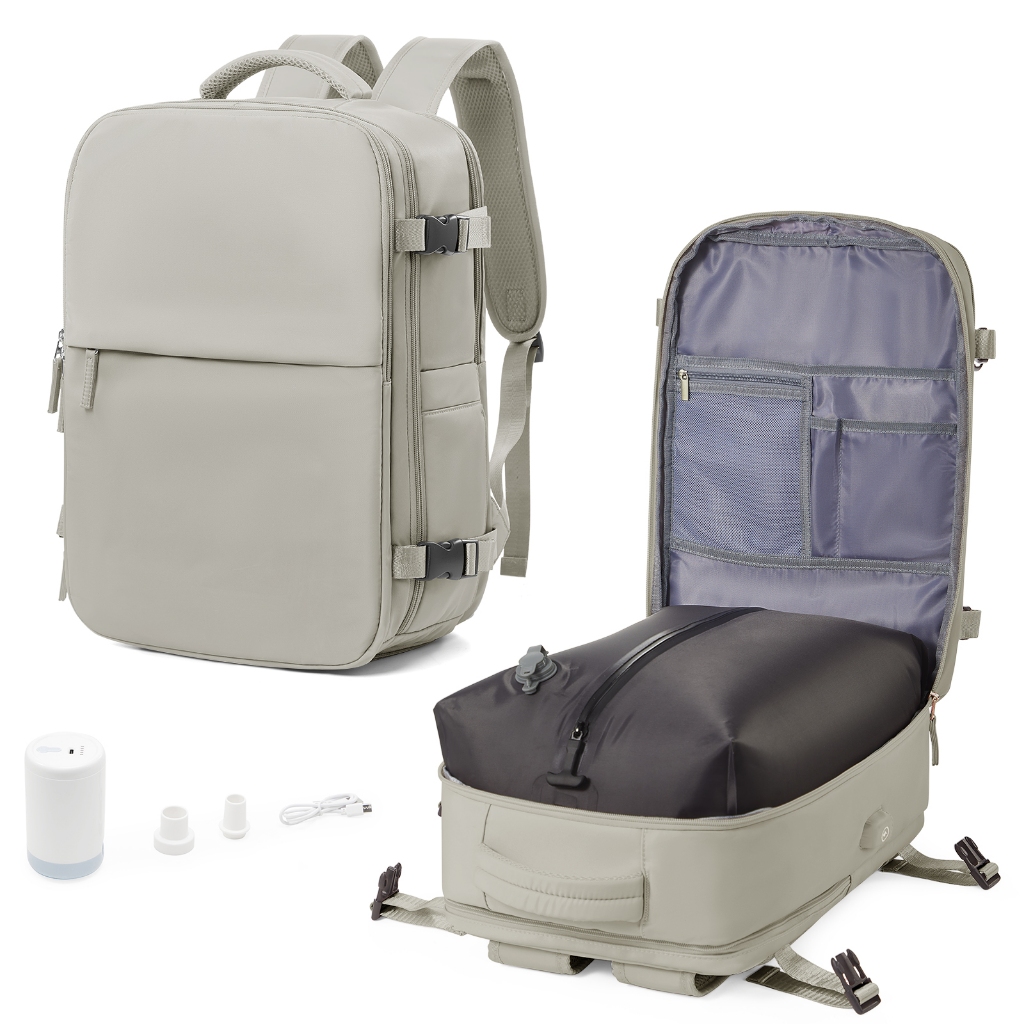 Vacuum Seal Travel Backpack Air Compression System Water Resistant ...