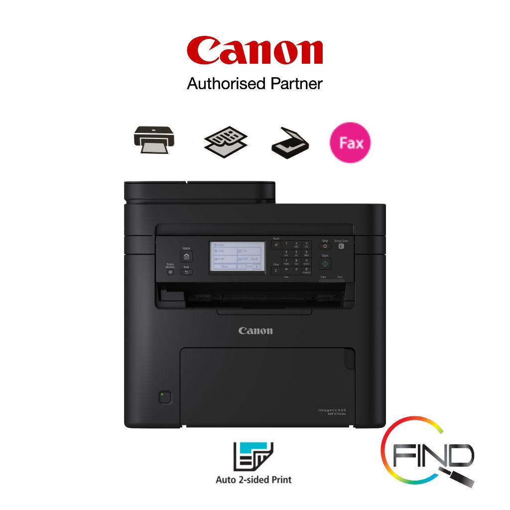 Canon imageCLASS MF274dn All-in-One (Print/Copy/Scan) with duplex, auto ...
