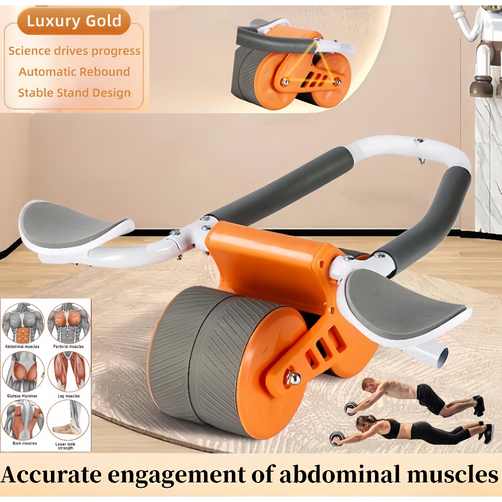 Abdominal Wheel Automatic Rebound Muscle Elbow Support Exerciser ...
