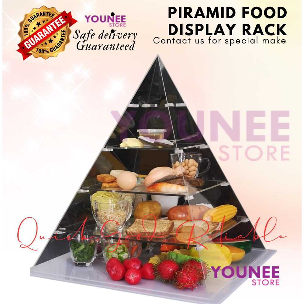 Piramid Display Akrilik – Model Pameran Piramid Makanan Edukasi ...