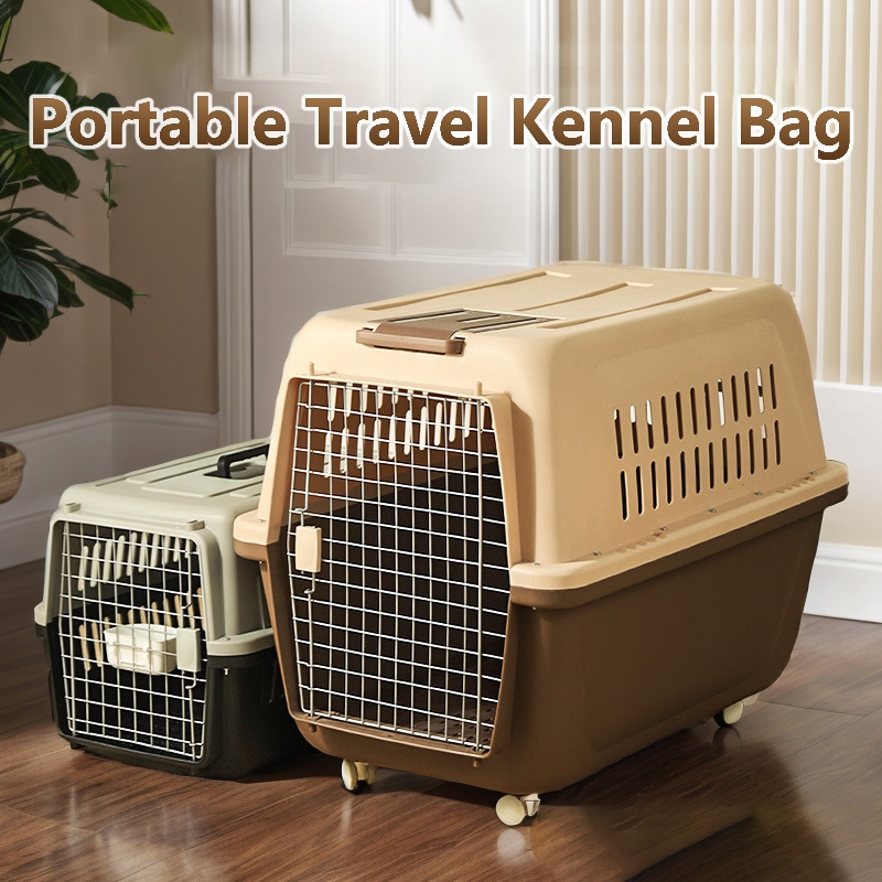Pet Dog Cat Carrier Portable Travel Kennel Bag | Shopee Malaysia