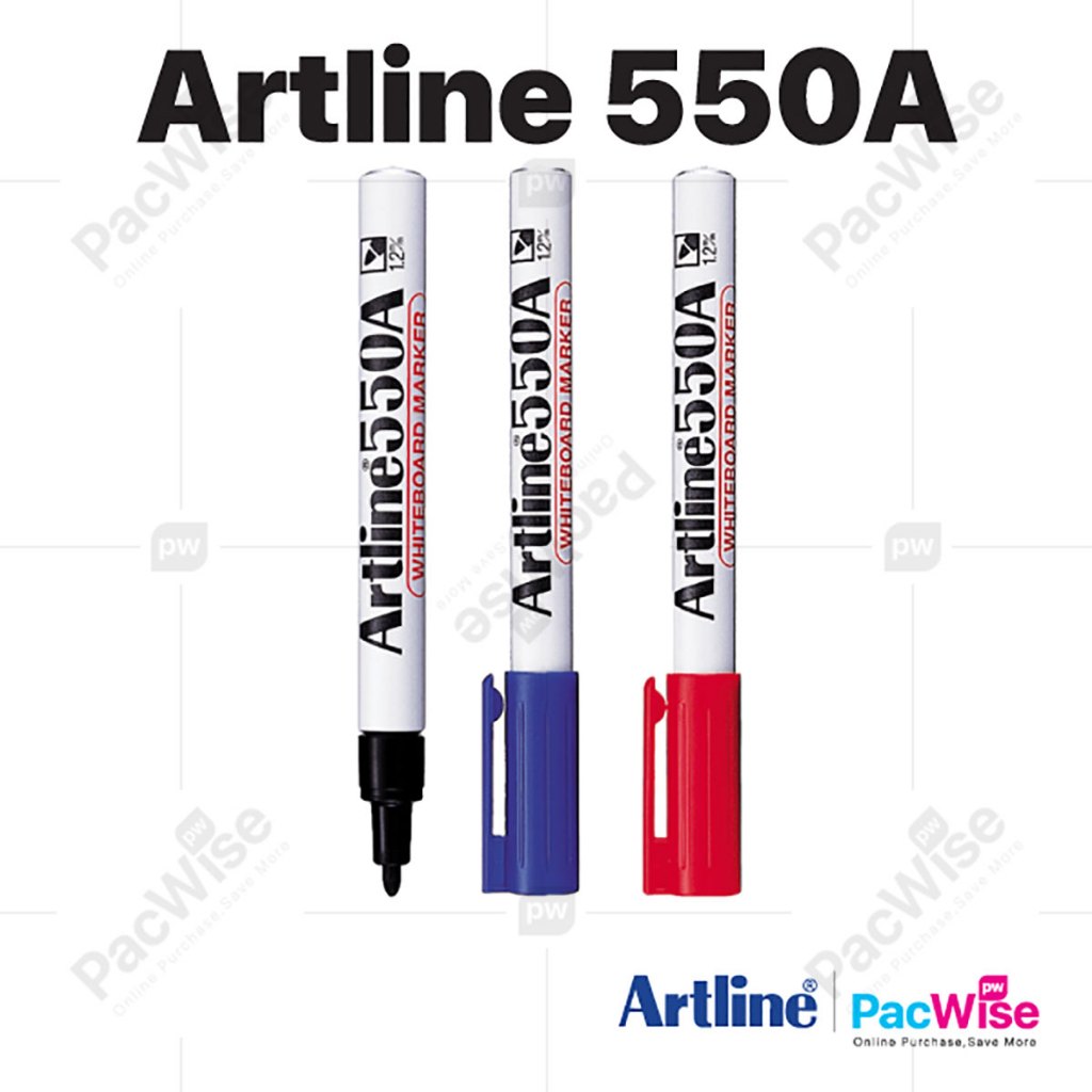 Artline Whiteboard Marker Pen 550A / Pen Papan Putih / Writing Pen / 1 ...